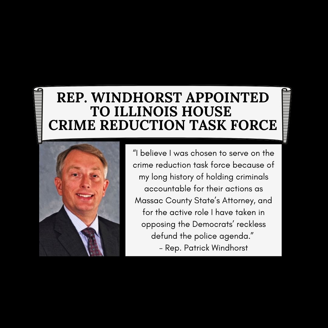 State Rep. Patrick Windhorst Appointed to House Crime Reduction Task Force - Patrick Windhorst