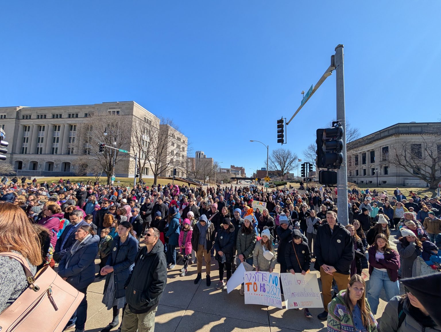 Windhorst Rallies with Homeschool Families at State Capitol - Patrick Windhorst